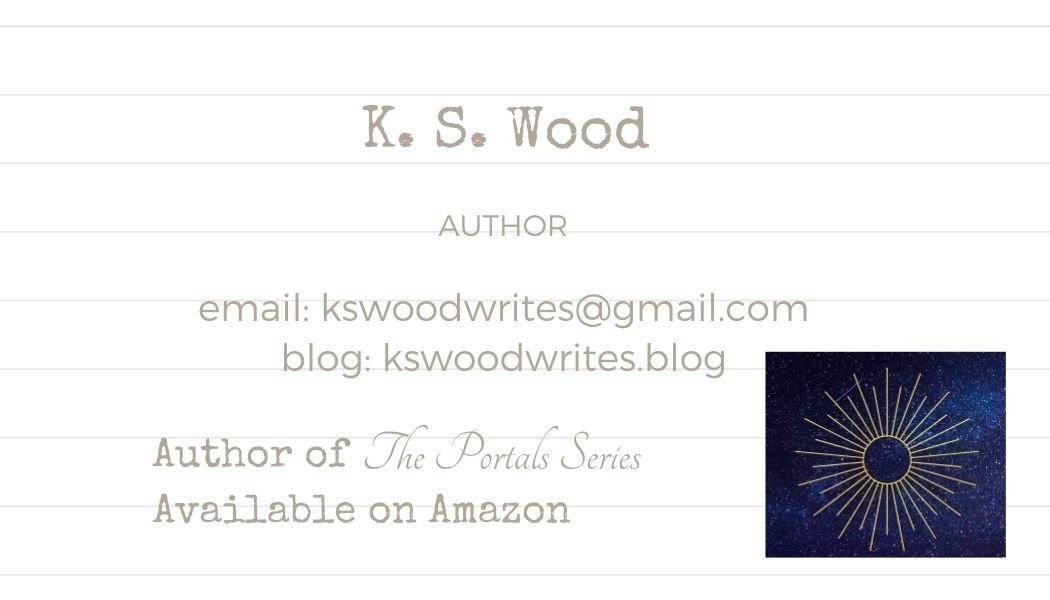 K. S. Wood Writes – The Writing World of the Author K. S. Wood
